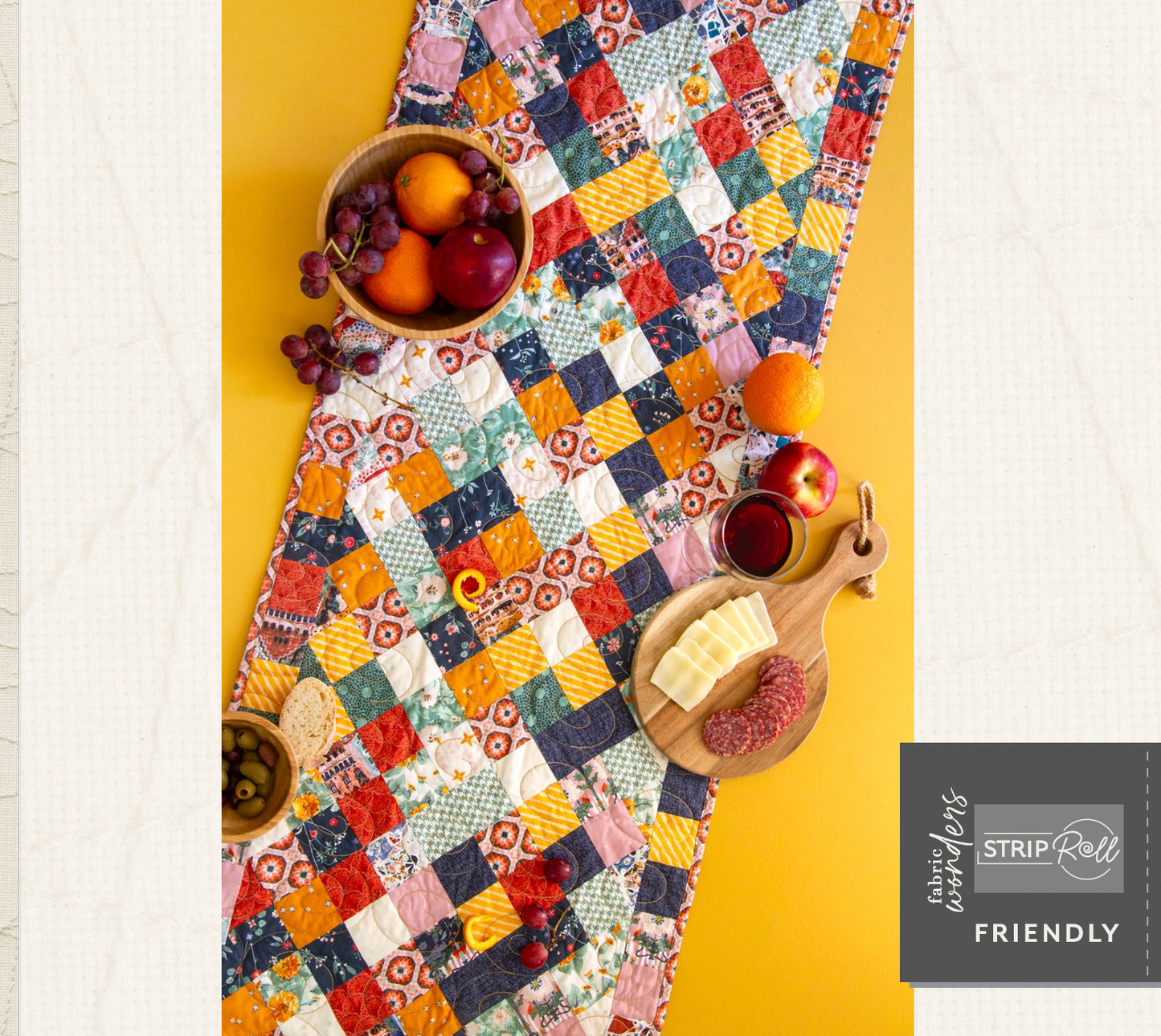 Guell Table Runner Complete Kit – Barcelona Strip Roll, Backing ...