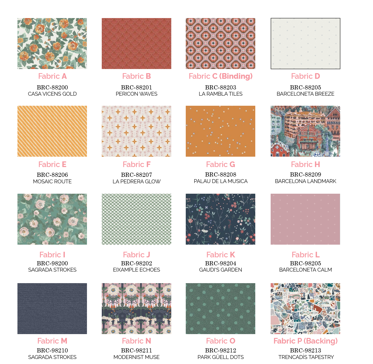 Guell Table Runner Complete Kit – Barcelona Strip Roll, Backing ...